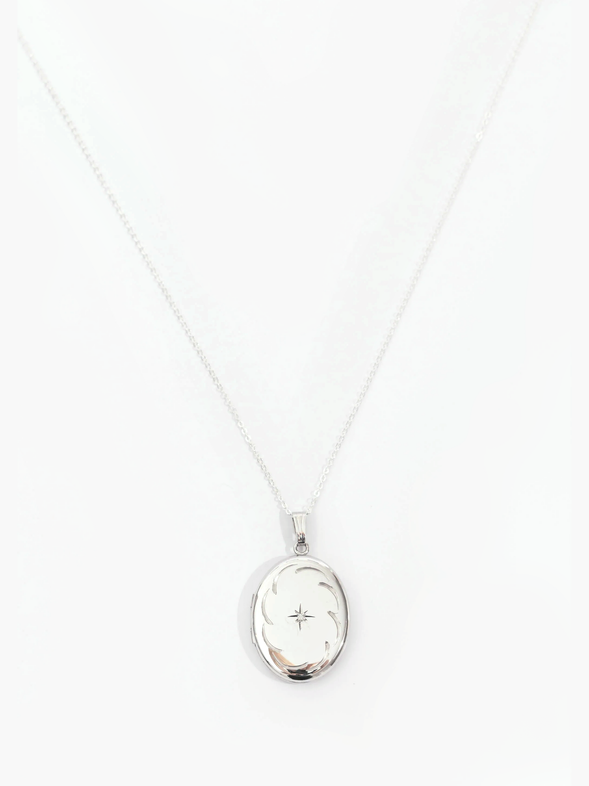 North star locket necklace | 14k gold filled or sterling silver ...