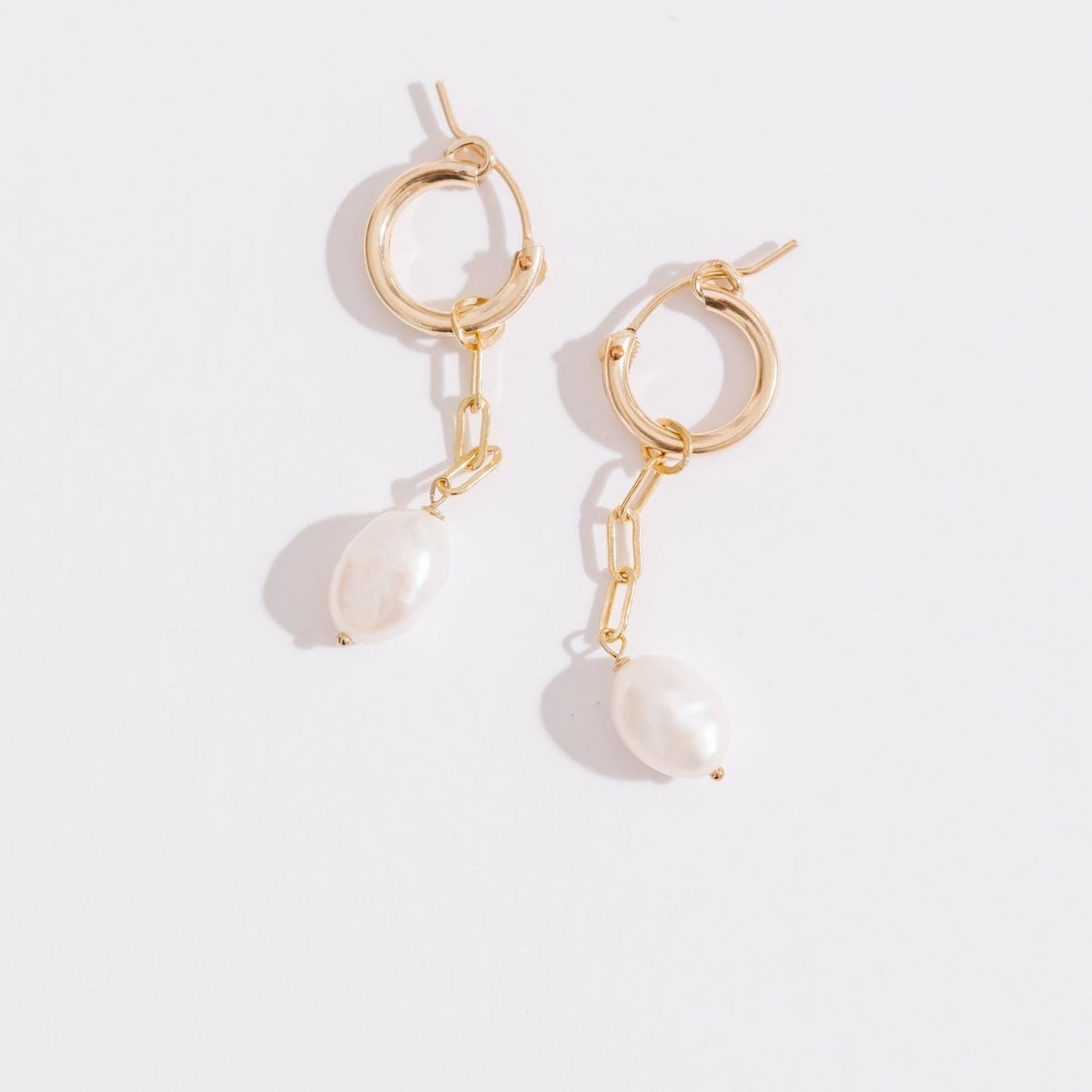 Marina Drop Hoop – Raquel Rosalie